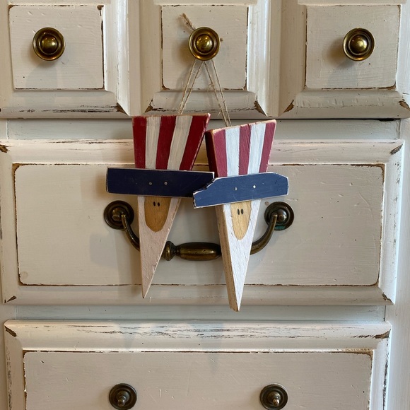 Holiday | Rustic Farmhouse Uncle Sam Signs Patriotic Decor | Poshmark